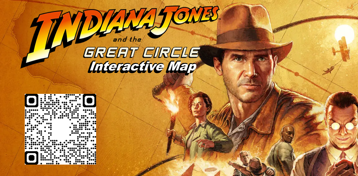 Indiana Jones and the Great Circle - Interactive Map by IMapp